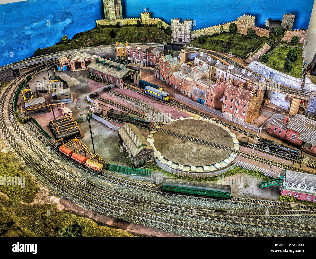 Model Railway Layout Stock Photo - Alamy