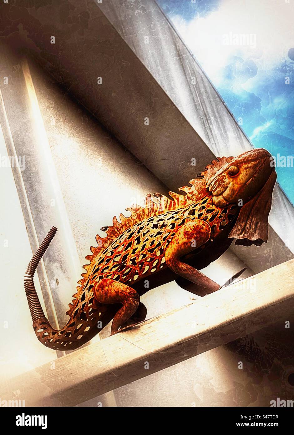 Metal lizard hi-res stock photography and images - Alamy