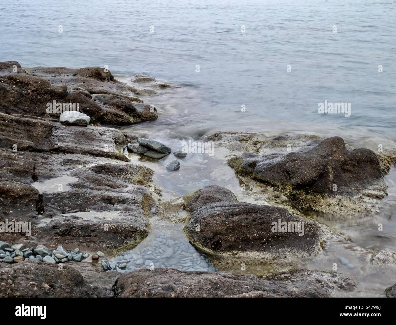 Saint Raphael agay landing beach from the Second World War WW2 island ...