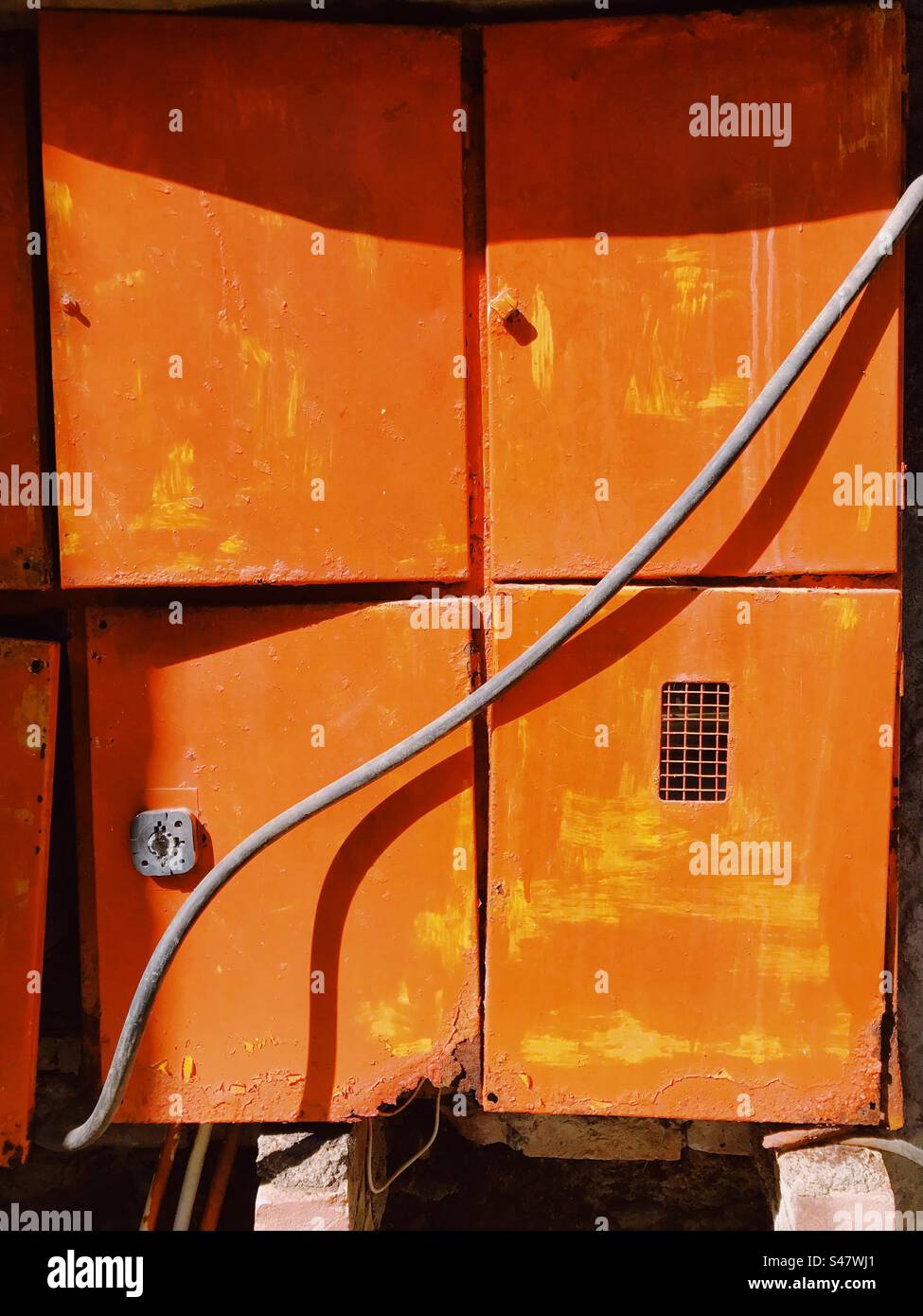 Panels of a circuit room Stock Photo - Alamy