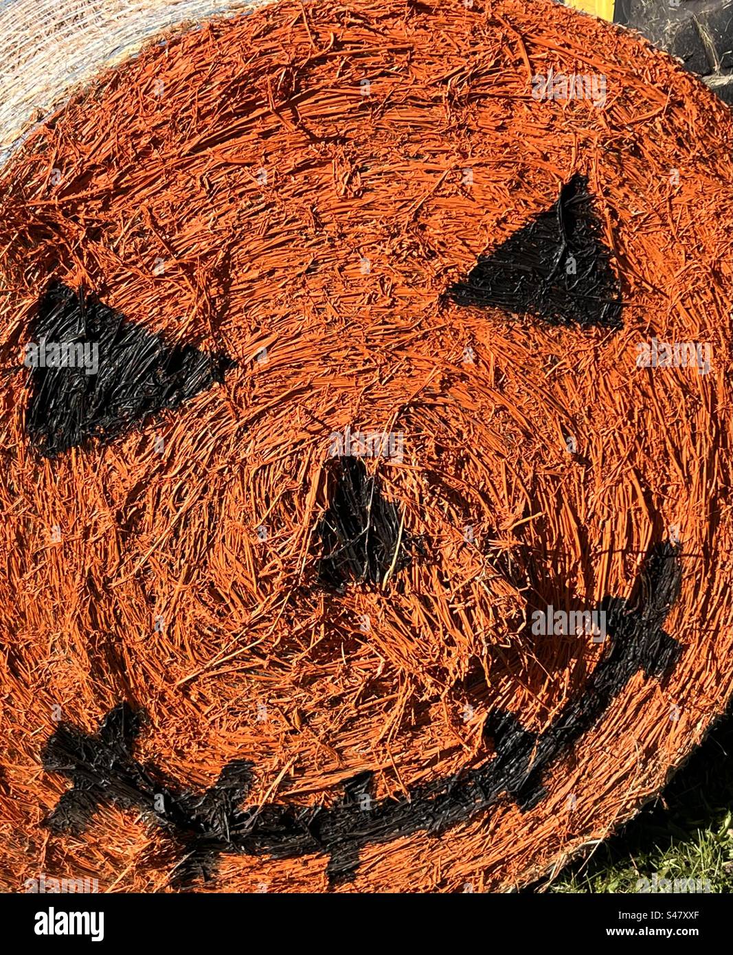 Hay bale face hi-res stock photography and images - Alamy