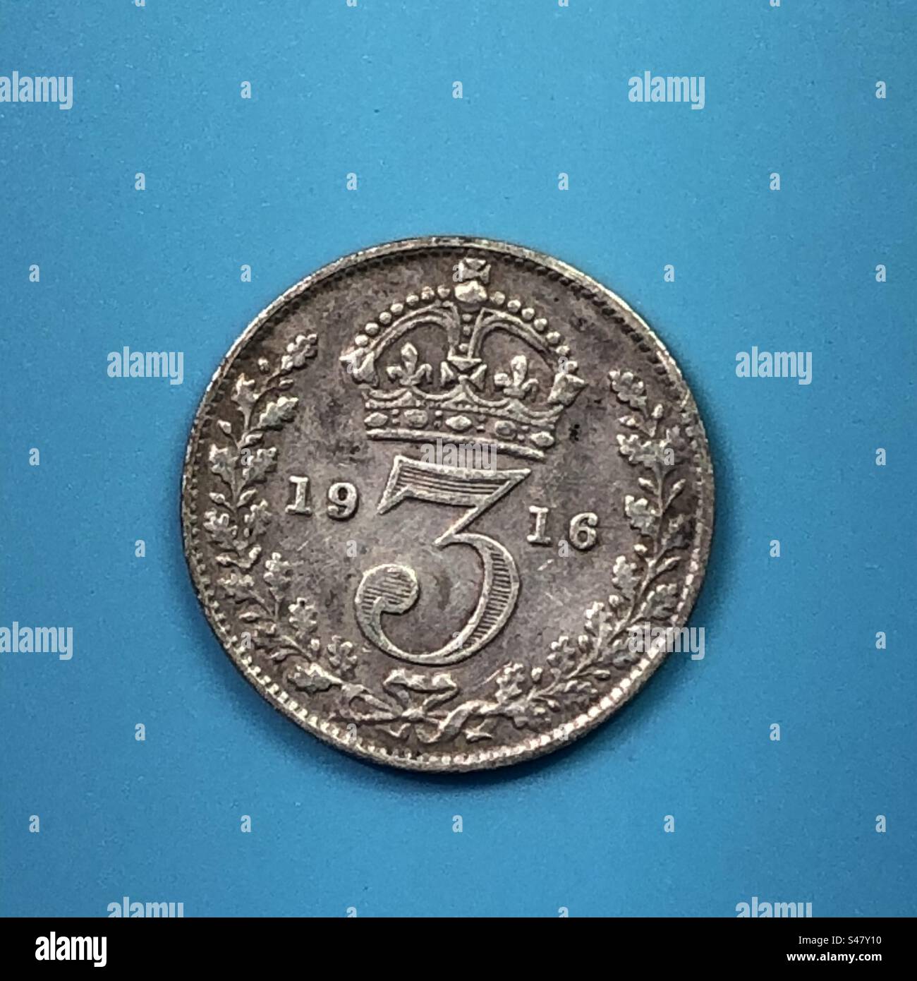 Three pence coin hi-res stock photography and images - Alamy