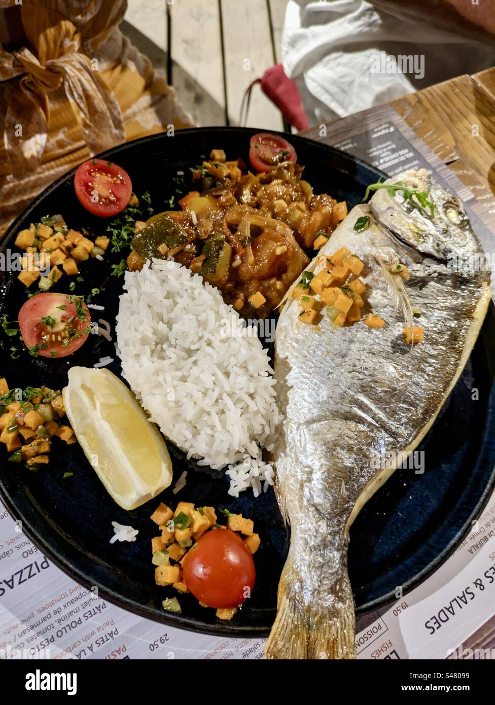 Roasted sea bream hi-res stock photography and images - Alamy