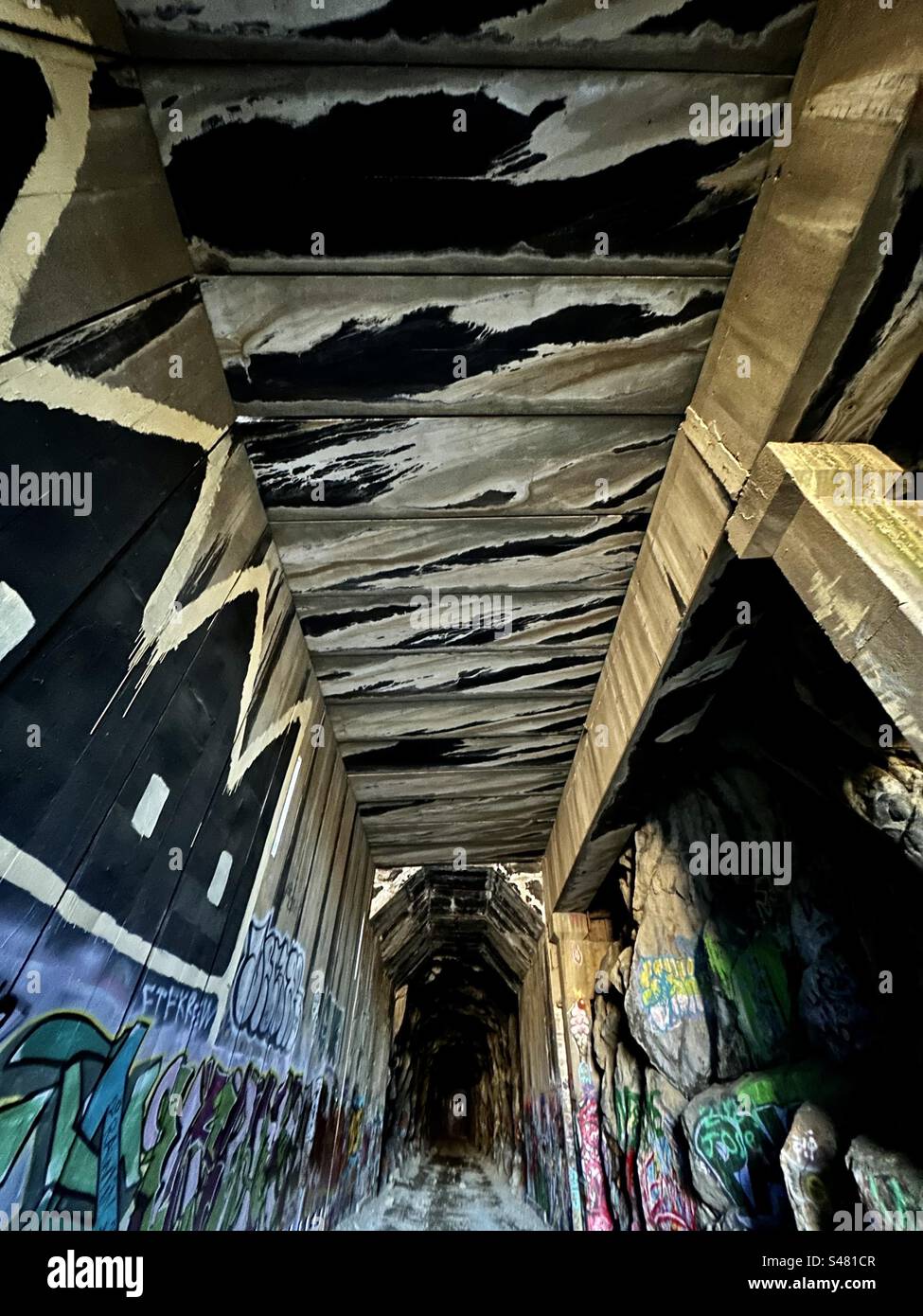 A Series Of Tunnels And Snowsheds Constructed By Chinese Immigrant Laborers In The 1860s Was