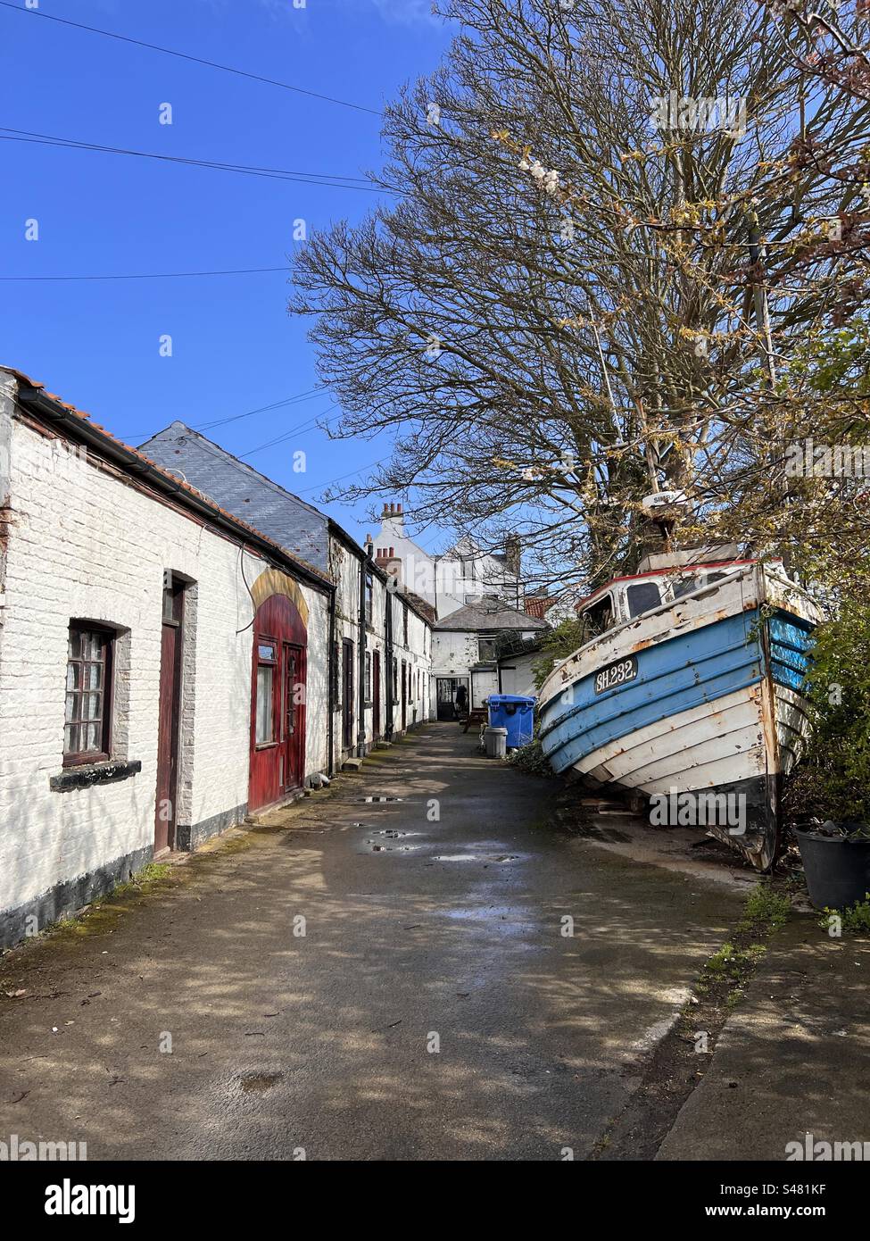 Old coble boat hi-res stock photography and images - Alamy