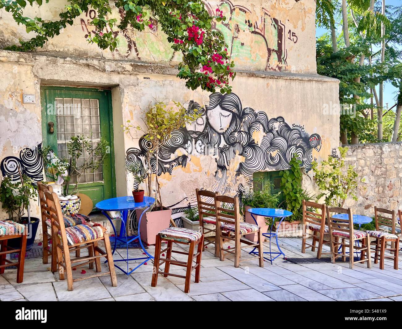 Green plants on street smartphone stock photos and images - Alamy