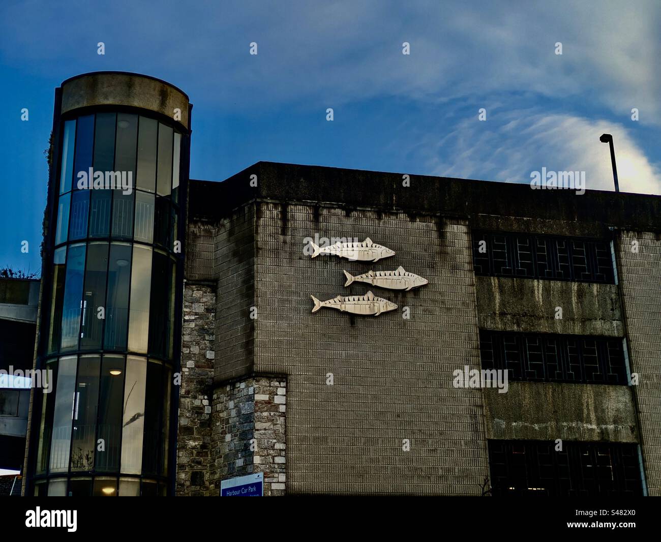 Harbour car park plants nature multi-storey building urban fish pattern ...