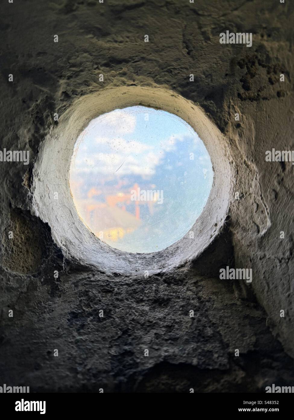 Peek through hi-res stock photography and images - Alamy