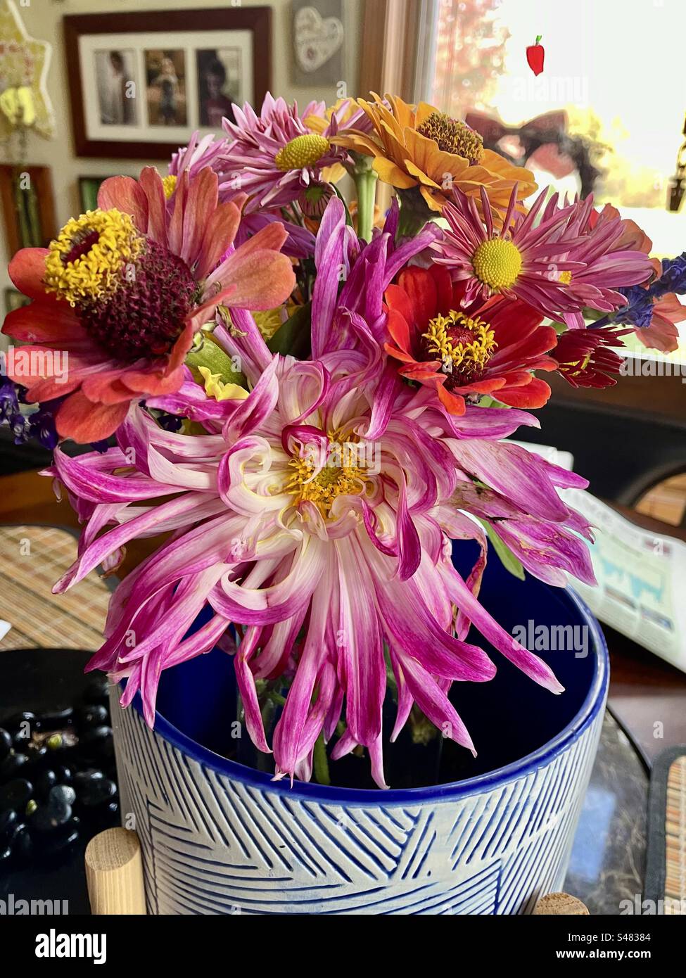 Fall flower bouquet Stock Photo - Alamy