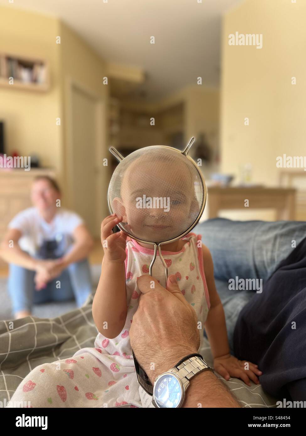 Infinite joy and happiness! The bright smile of a little child is the ...