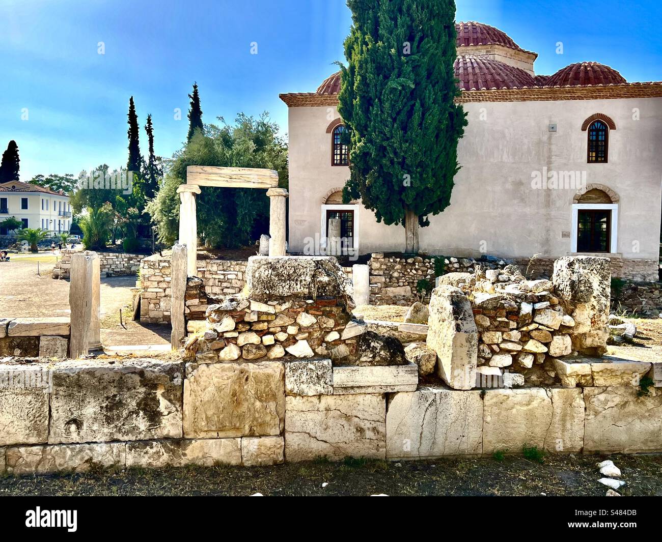 At the corner of Pelopida and Panos streets stands the Fethiye Mosque ...