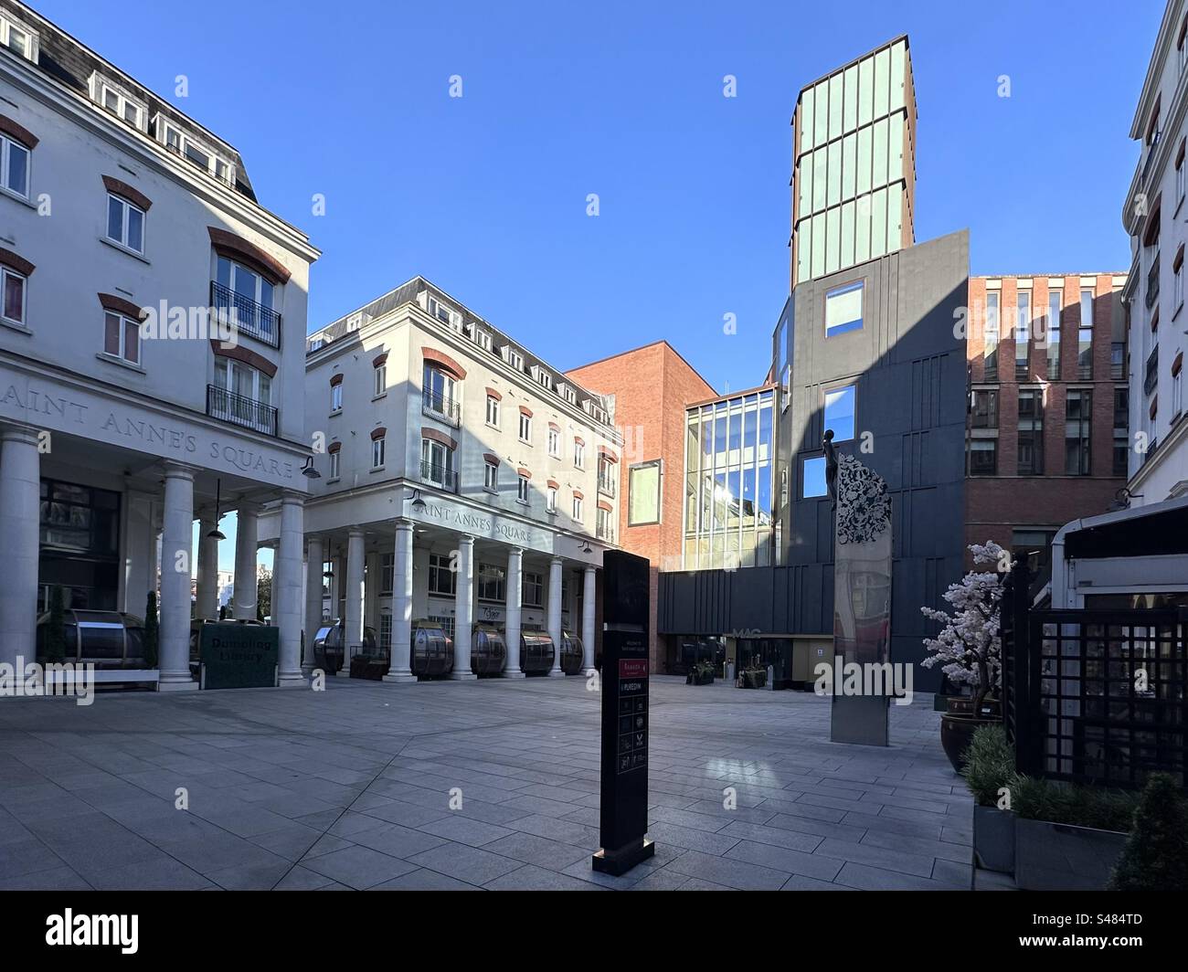 St. Anne’s Square and the MAC (Metropolitan Arts Centre), Belfast Stock ...