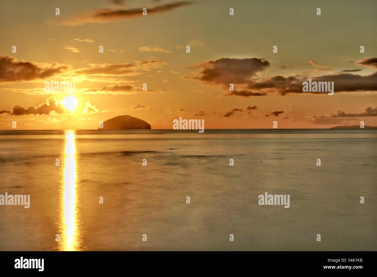 Ailsa craig at sunset hi-res stock photography and images - Alamy