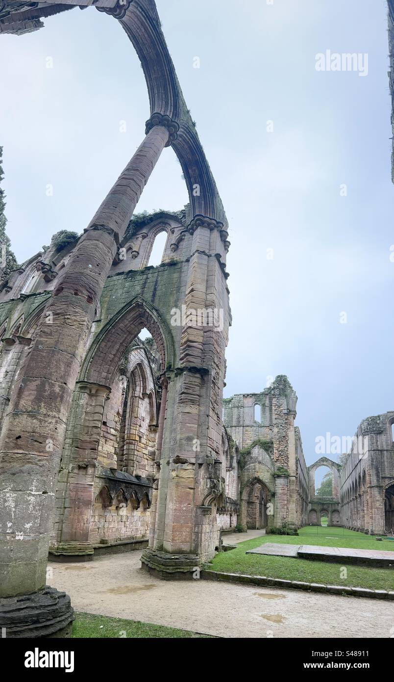 Interior of fountains abbey hi-res stock photography and images - Alamy