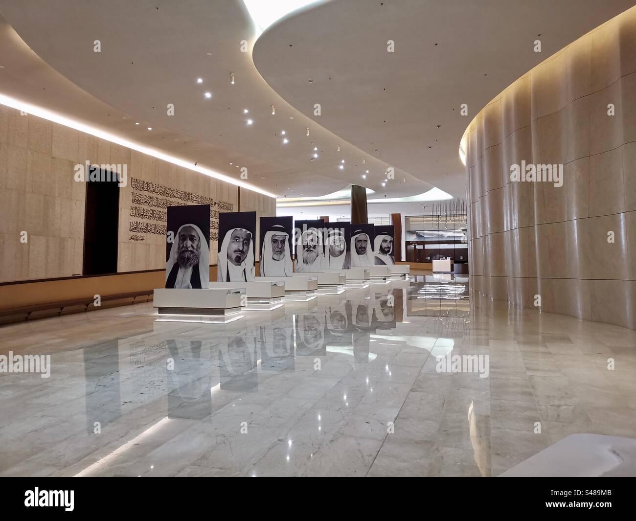 The beautiful Etihad Museum in Dubai, United Arab Emirates Stock Photo ...