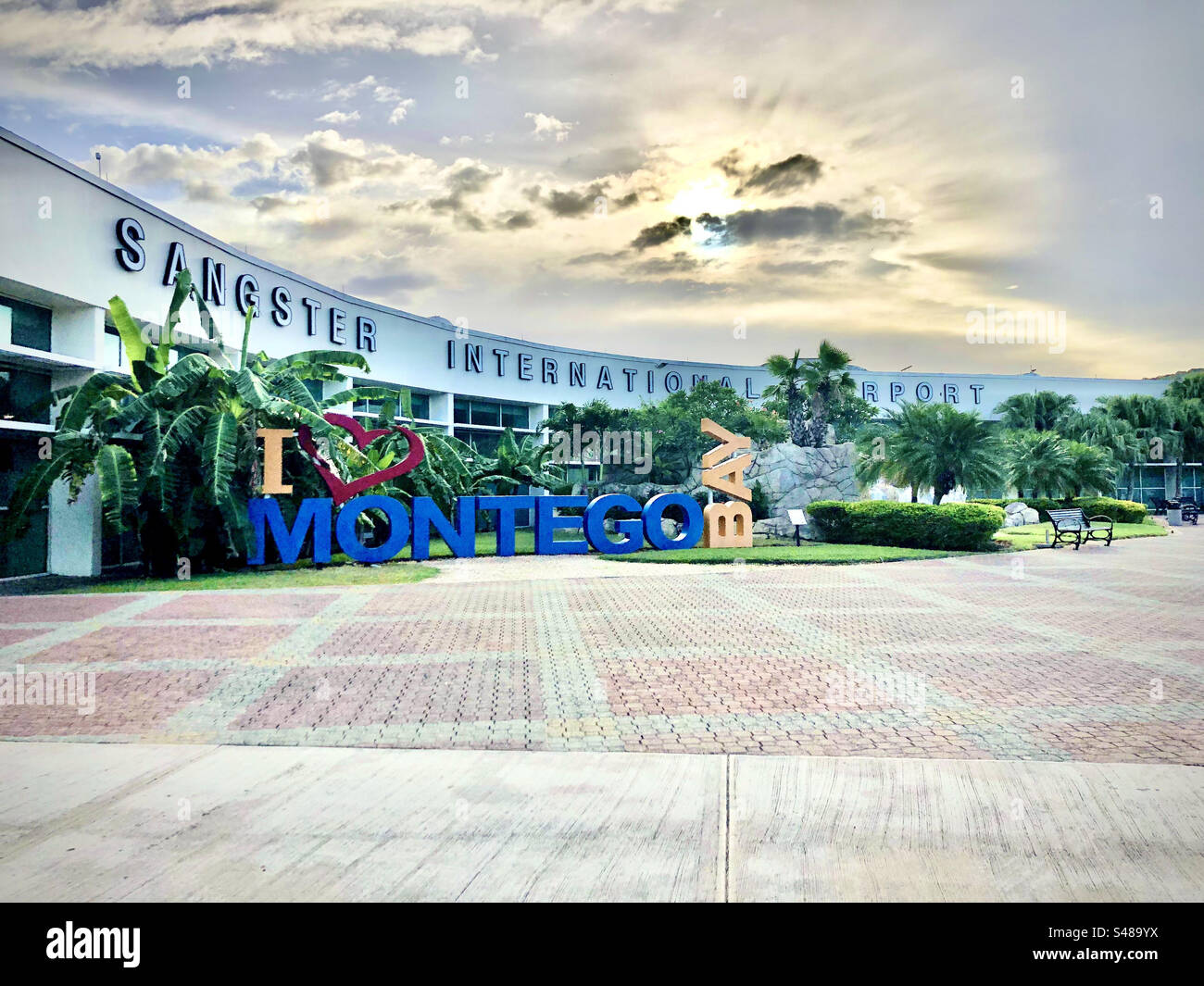 A morning photo of Sangster International Airport in Montego Bay ...