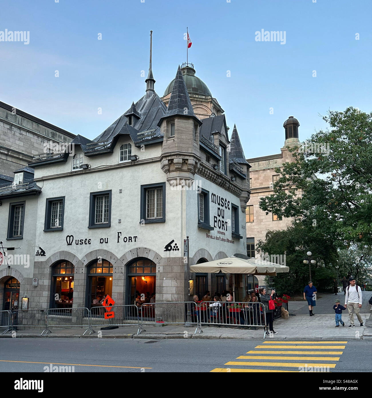 September, 2023, Musee du Fort, Historic District of Old Quebec, Quebec ...