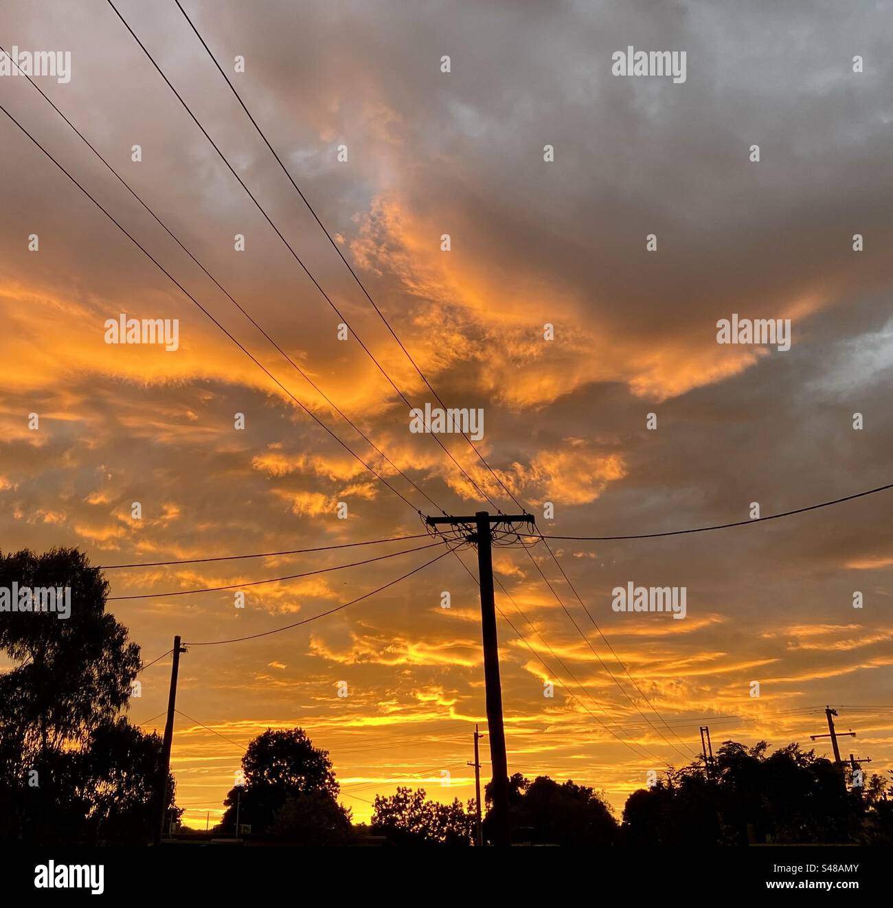 Outback sunset Mount Isa Australia Stock Photo - Alamy