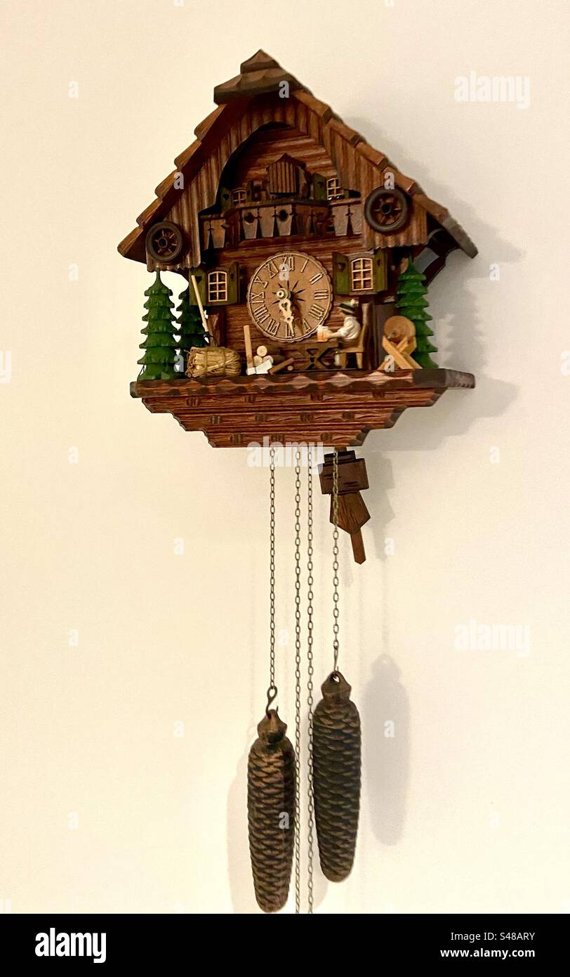 Black forest clock hi-res stock photography and images - Alamy