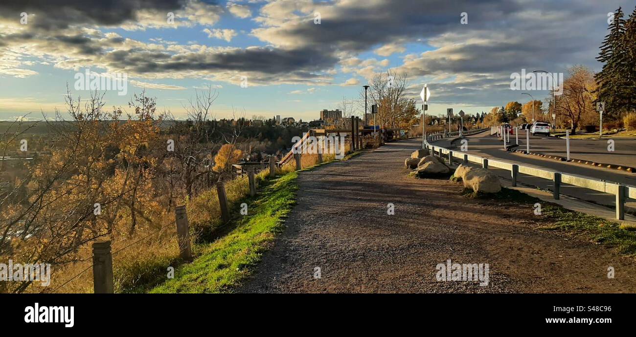 Calgary bow river pathway hi-res stock photography and images - Alamy