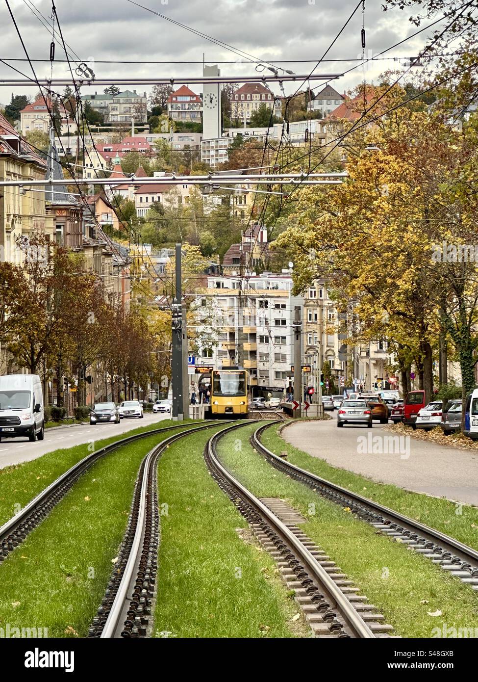 Cityscape in Stuttgart Stock Photo - Alamy