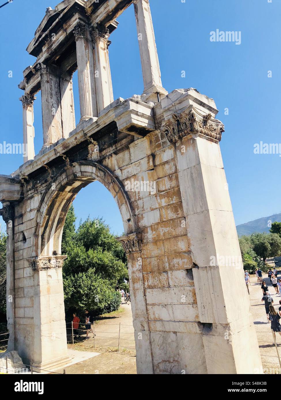 Hadrians arch hi-res stock photography and images - Alamy