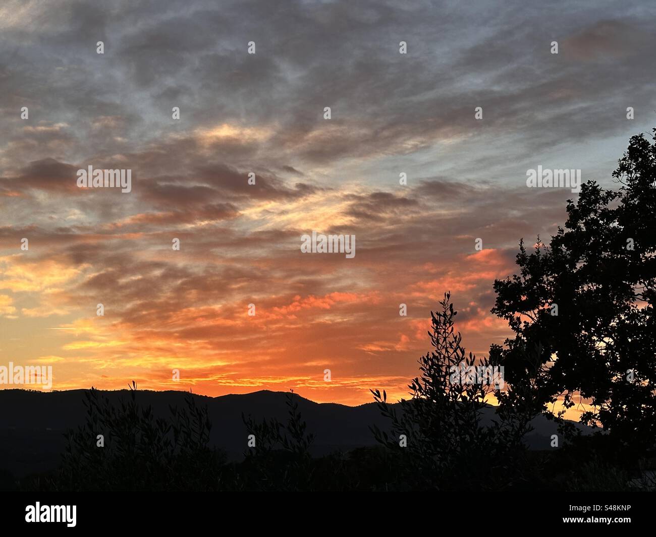 Fire sunset hi-res stock photography and images - Alamy