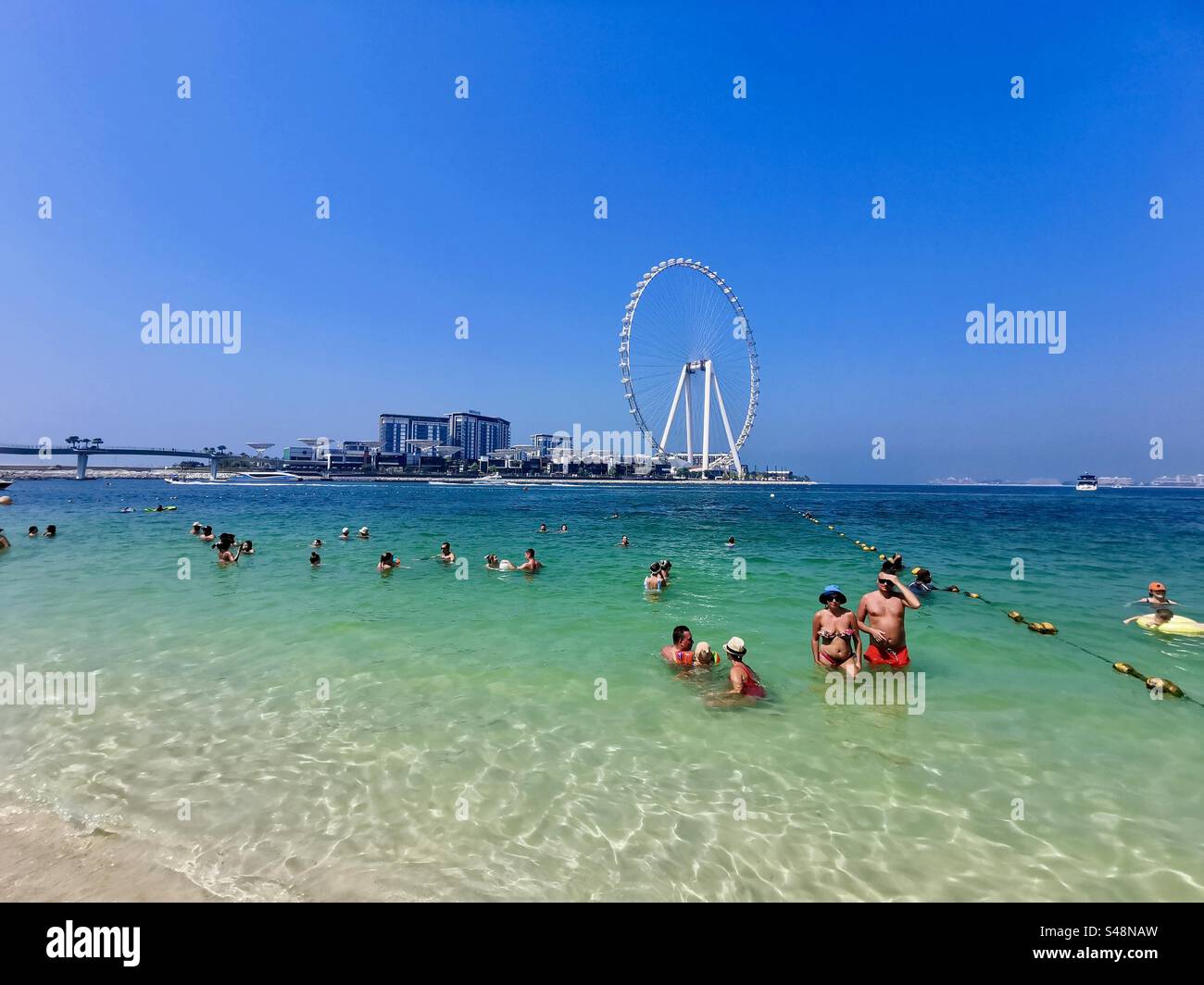 Marina beach in Dubai, U.A.E Stock Photo - Alamy