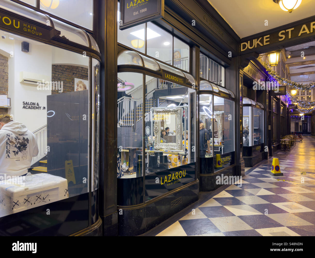 Duke Street Arcade Cardiff Stock Photo - Alamy