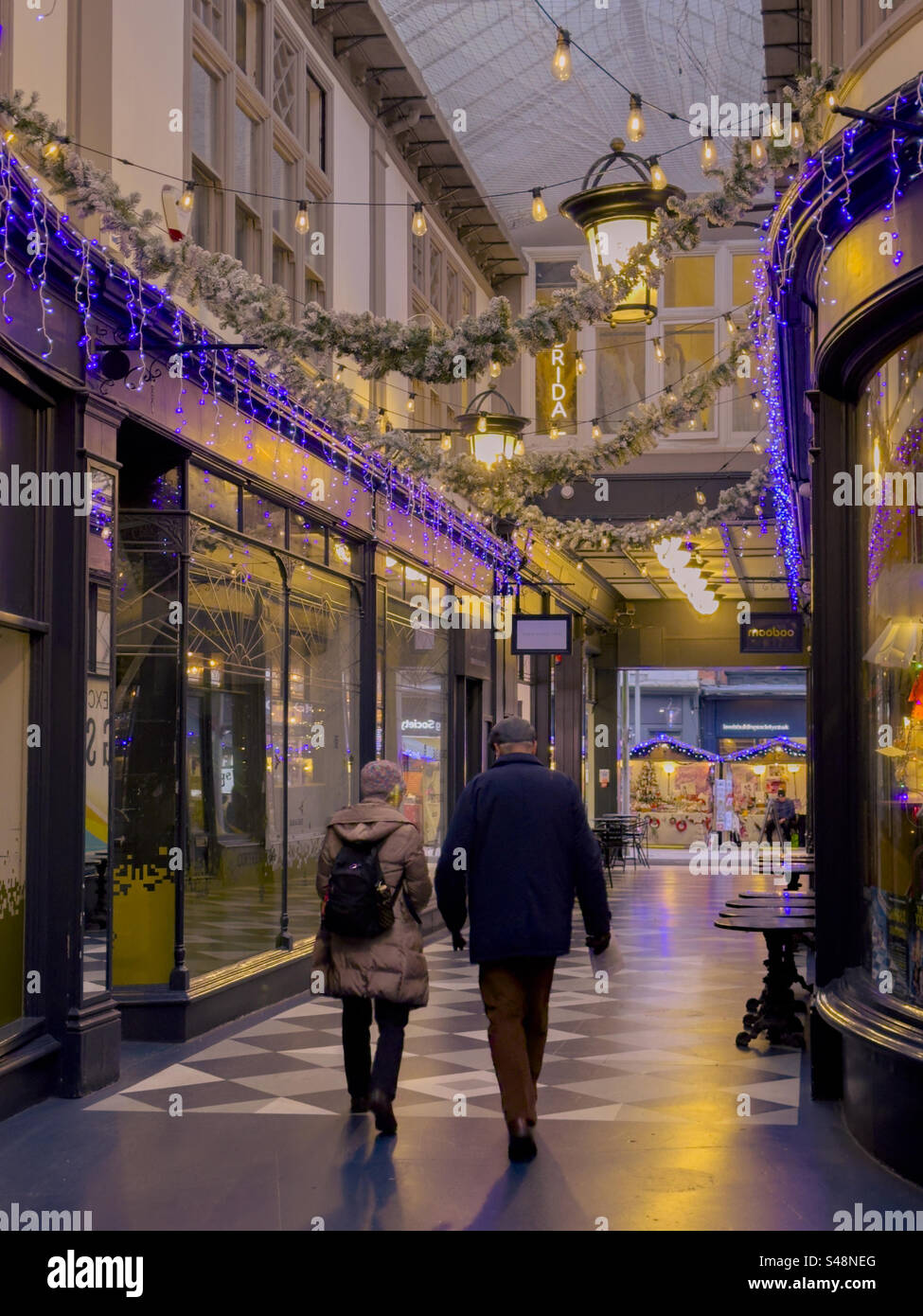 Duke Street Arcade Cardiff Stock Photo - Alamy