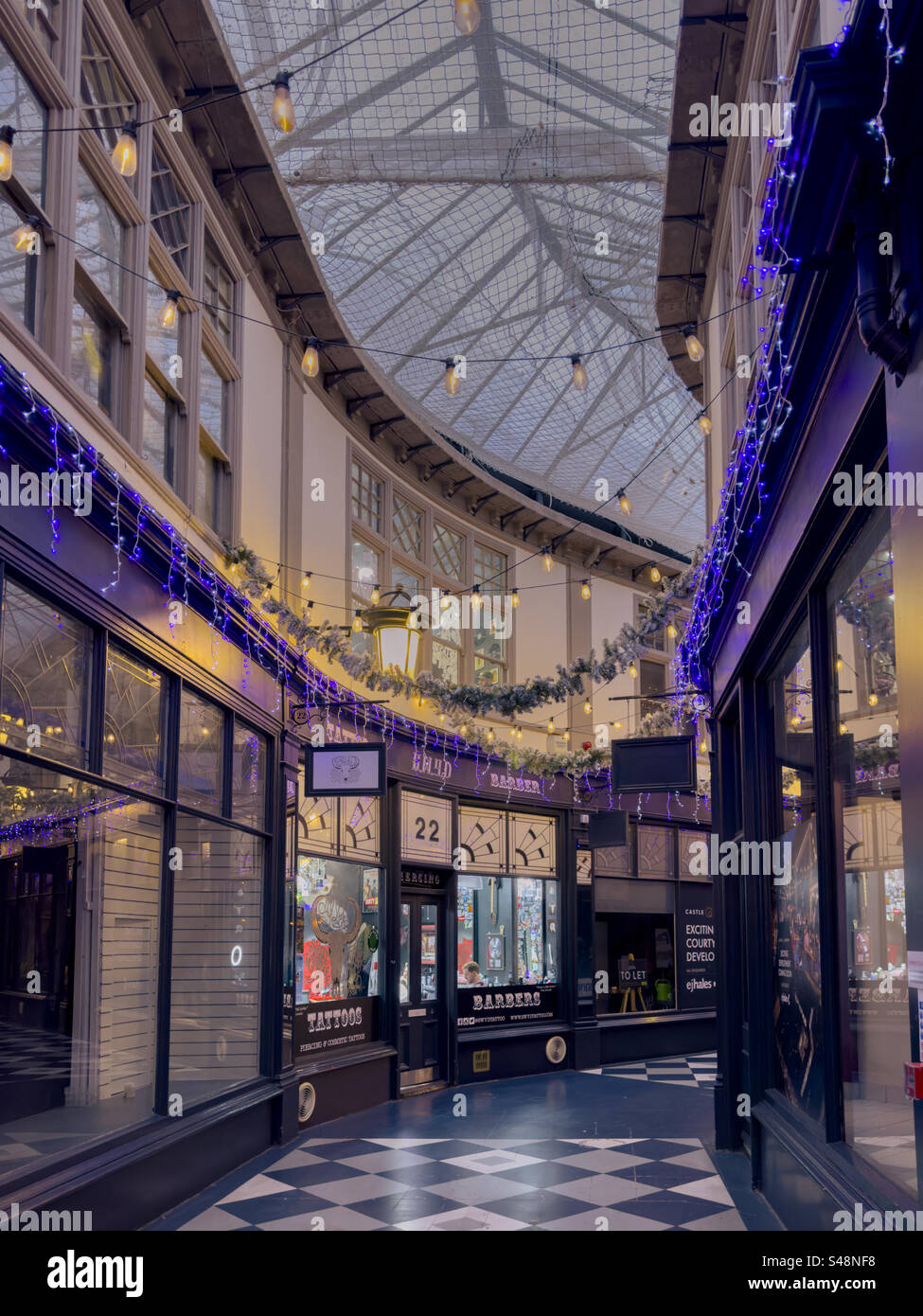 Duke Street Arcade Cardiff Stock Photo - Alamy