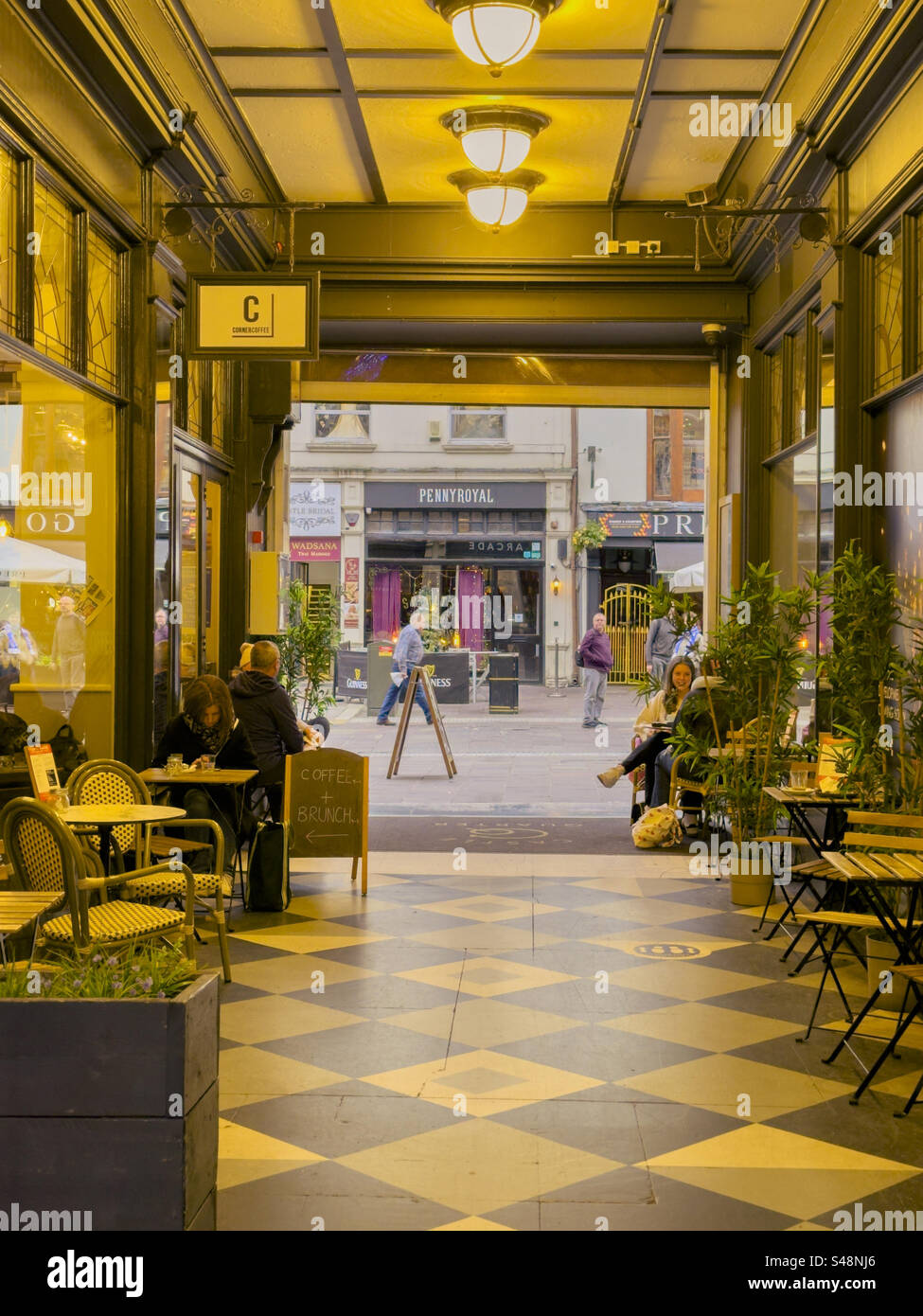 Duke Street Arcade Cardiff Stock Photo - Alamy