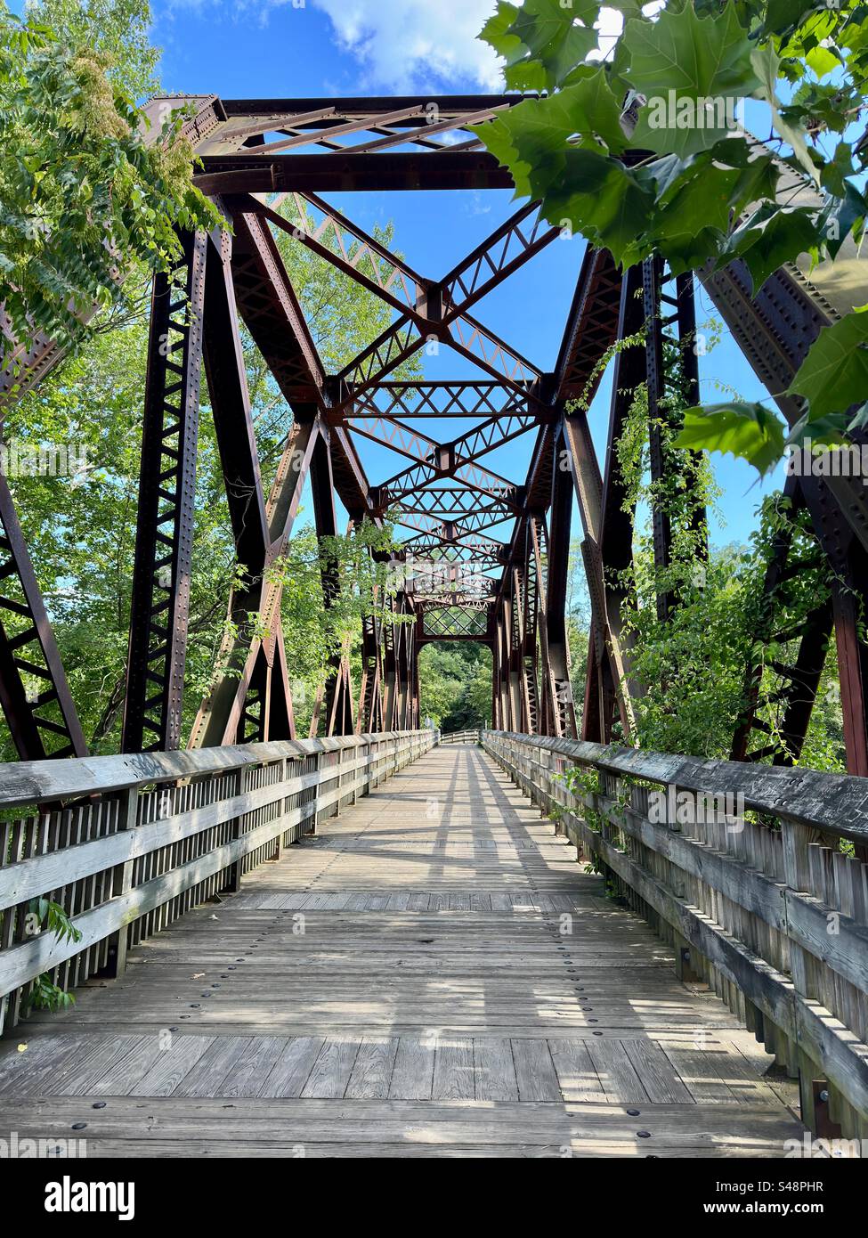 Collinsville, Connecticut, USA - July 2023: Old wood and metal ...