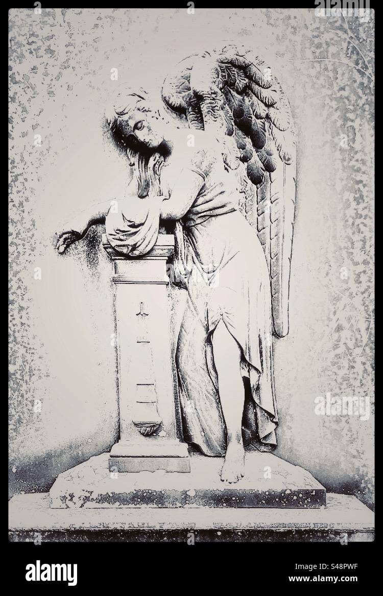 Angel wings sculpture hi-res stock photography and images - Alamy