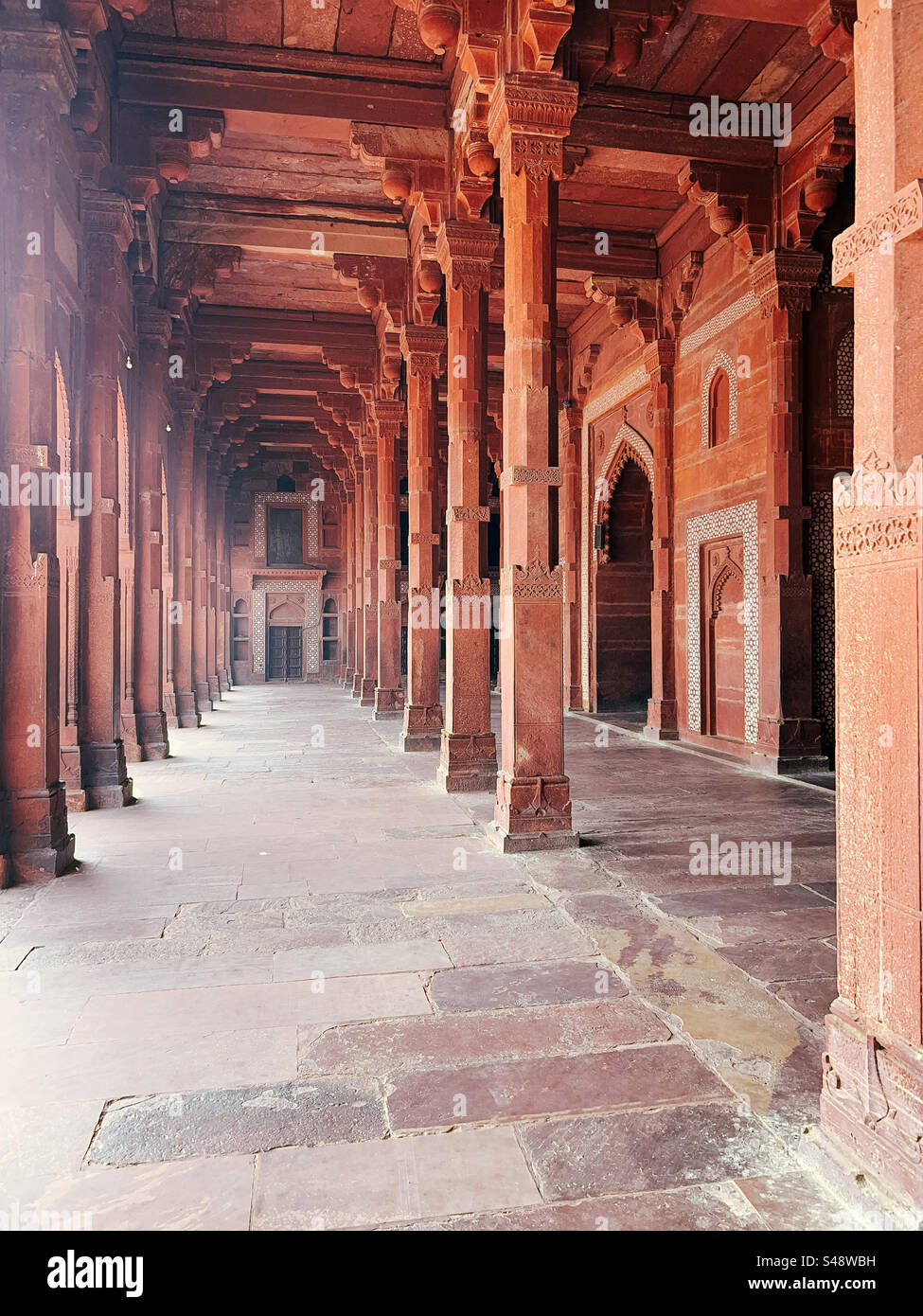 Architecture and design details at Mughal Emperor Akbar’s palace in ...