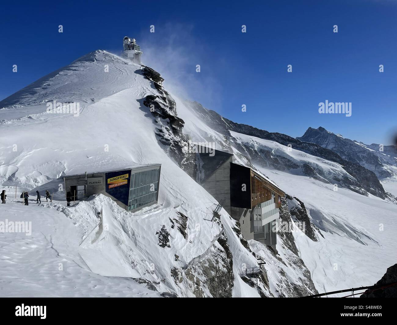 Jungfraujoch top of europe hi-res stock photography and images - Alamy