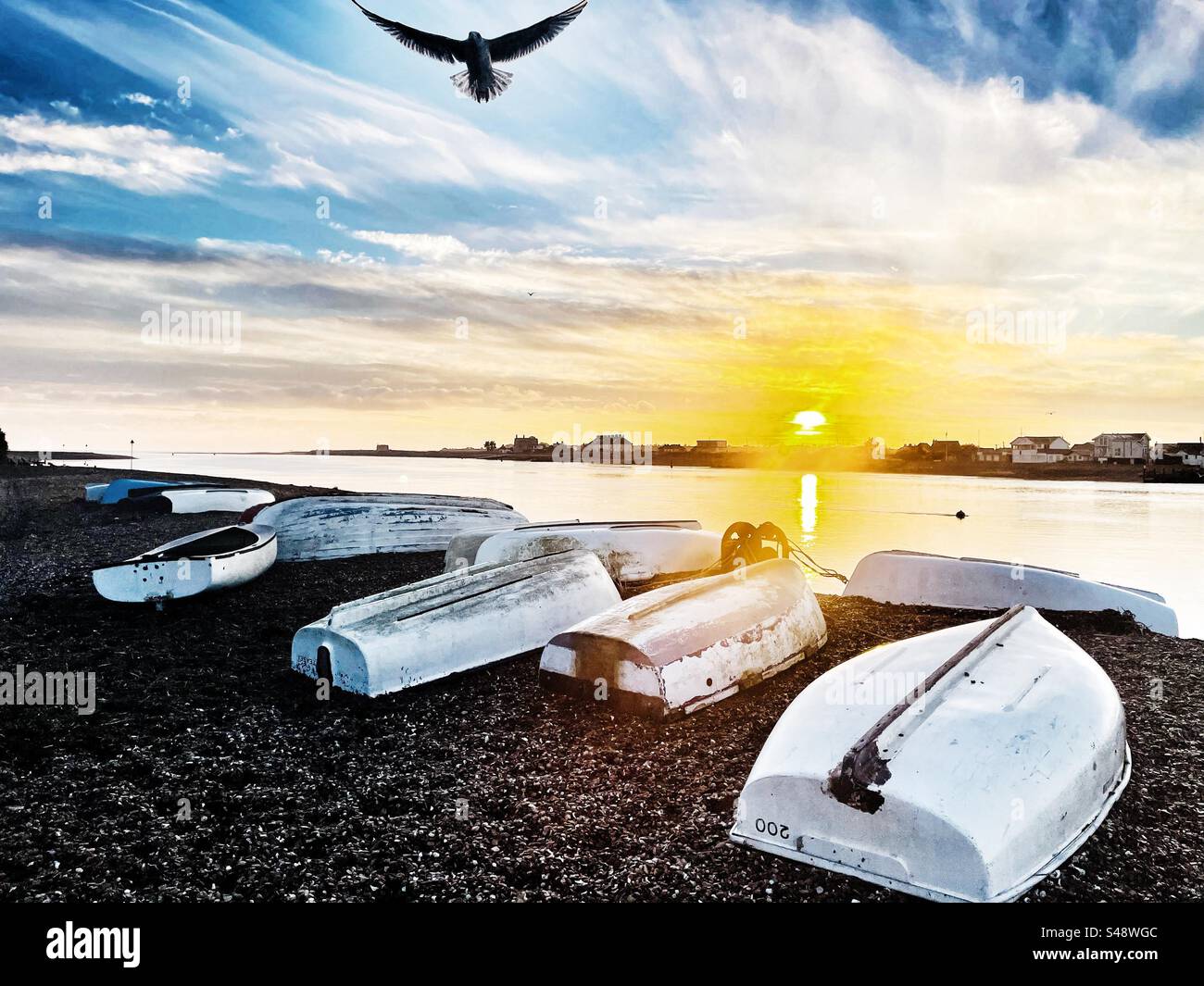 River Deben Bawdsey Ferry Suffolk Stock Photo - Alamy