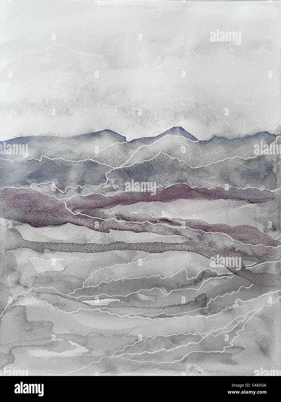 Coastal painting modern hi-res stock photography and images - Alamy