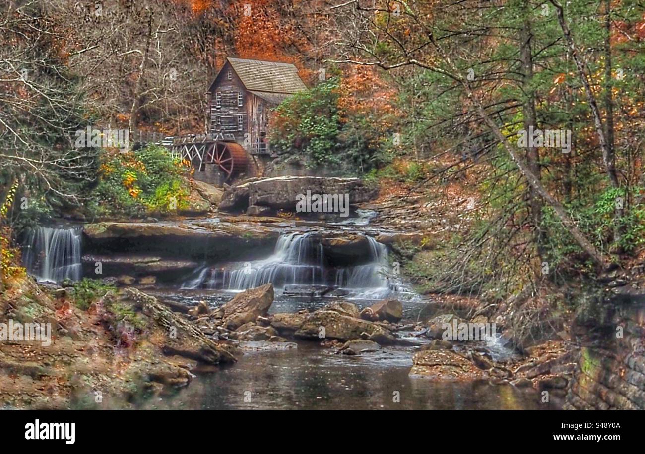 Babcock state park Stock Photo - Alamy