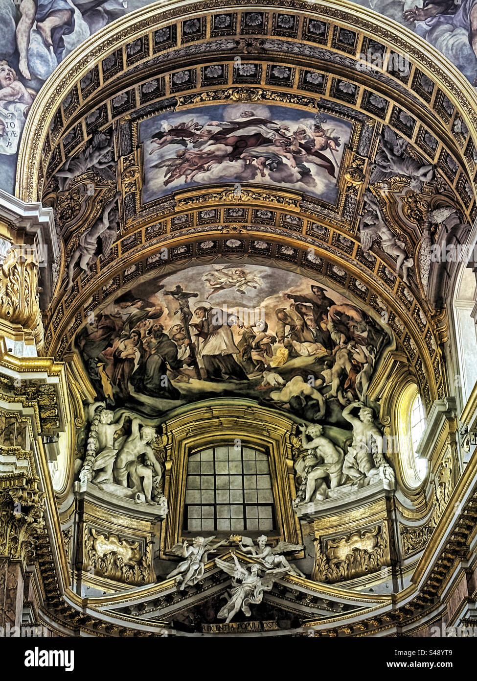 Roman Basilica Celing Stock Photo - Alamy