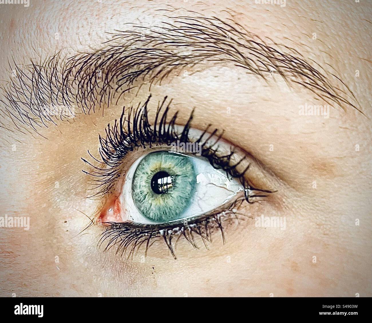 Wide open eye hi-res stock photography and images - Alamy