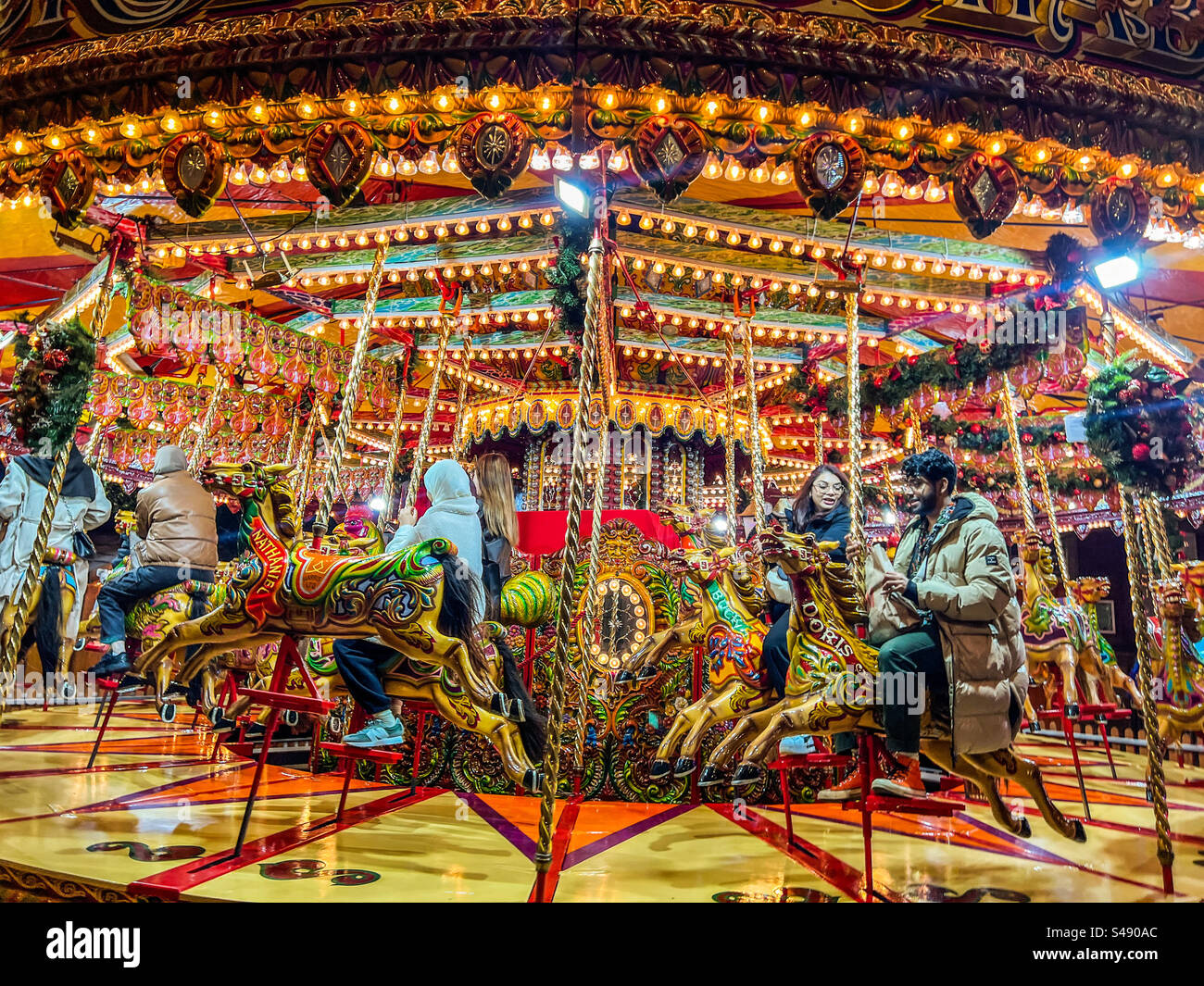 Circus ride hi-res stock photography and images - Alamy