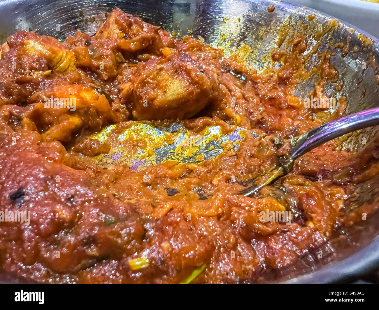 Chicken Balti curry Stock Photo - Alamy