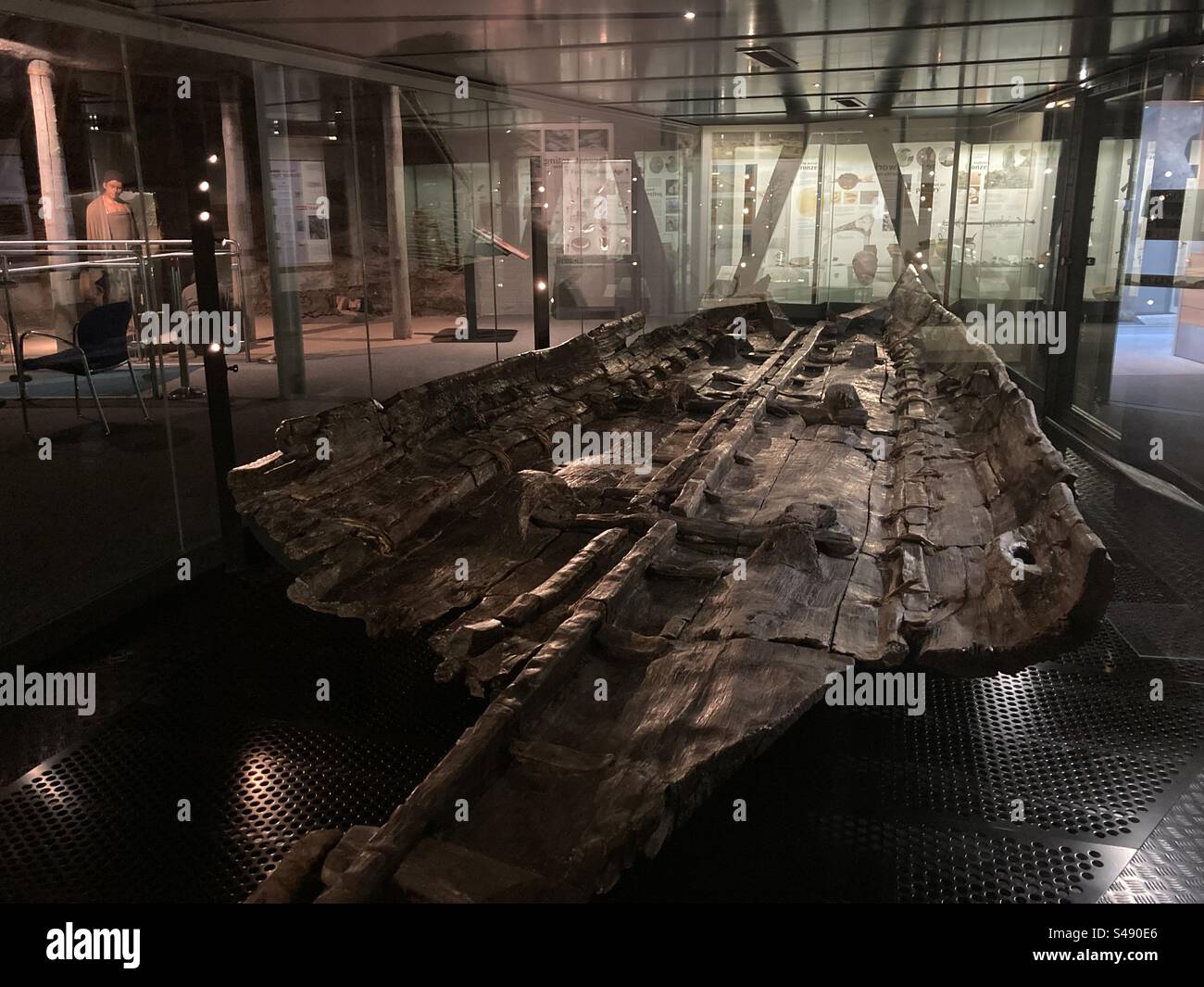 Dover Bronze Age boat Stock Photo - Alamy