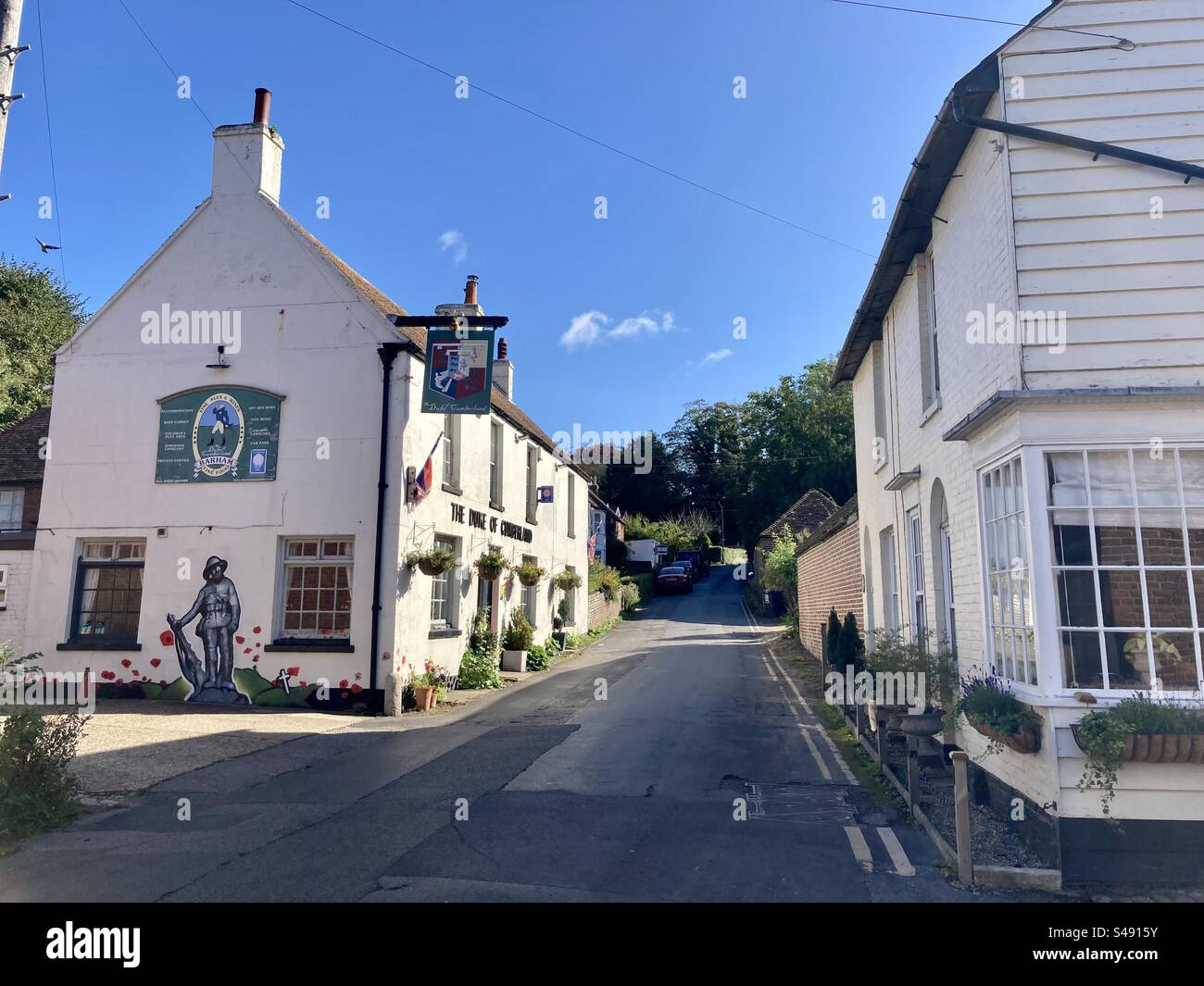 The Duke of Cumberland- pub in Barham,Kent Stock Photo - Alamy