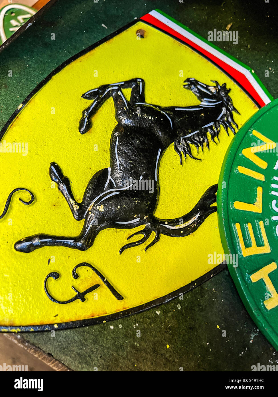 Ferrari Metal Logo Car Logos Hi Res Stock Photography And Images