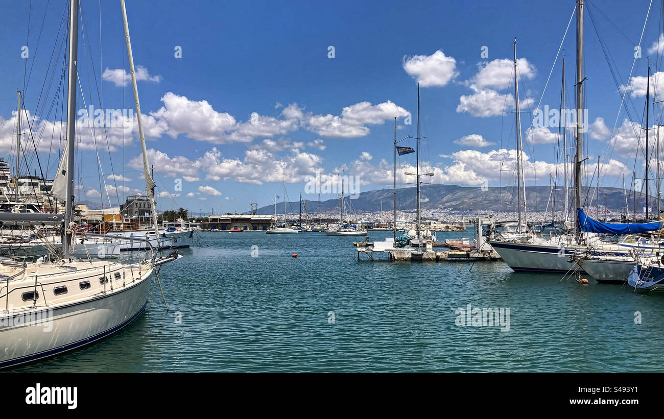 Mikrolimano port hi-res stock photography and images - Alamy
