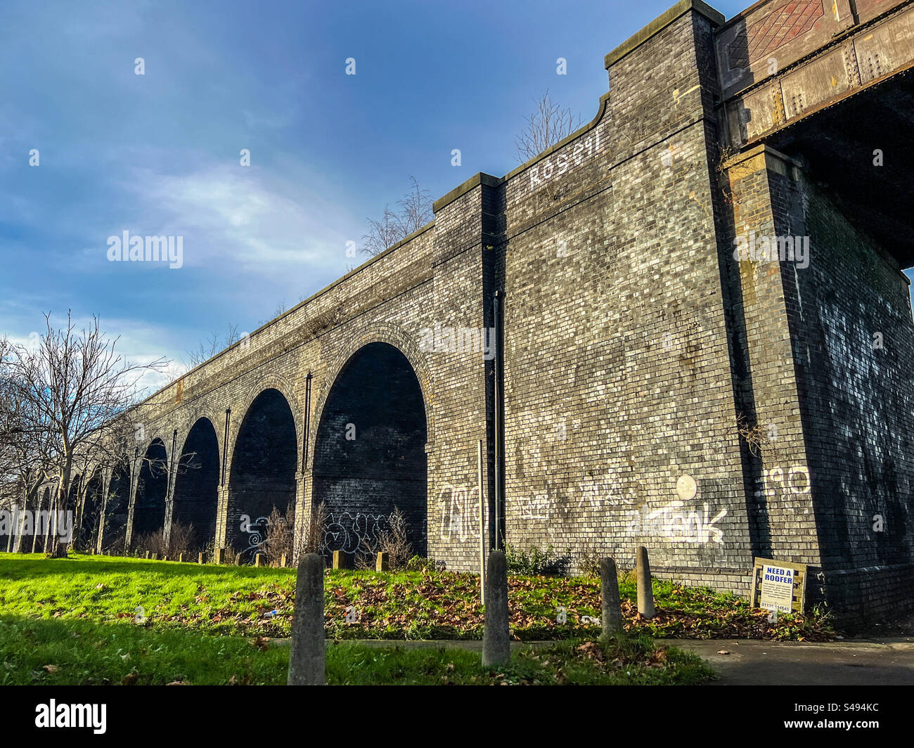Holbeck viaduct in Leeds Stock Photo - Alamy