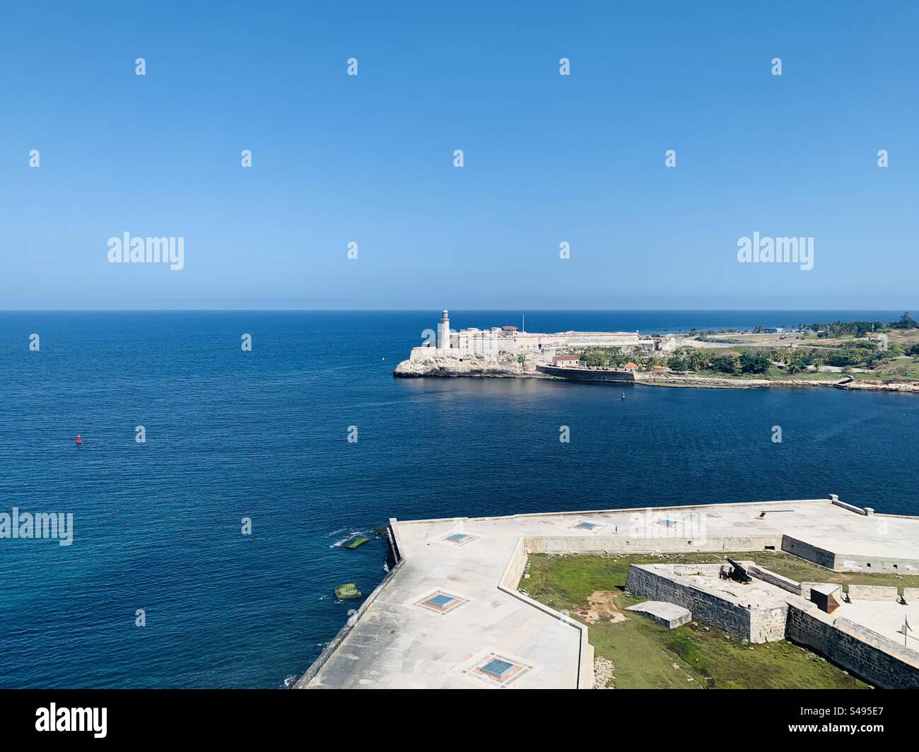 Havana. Birds eye view of the lighthouse Stock Photo - Alamy