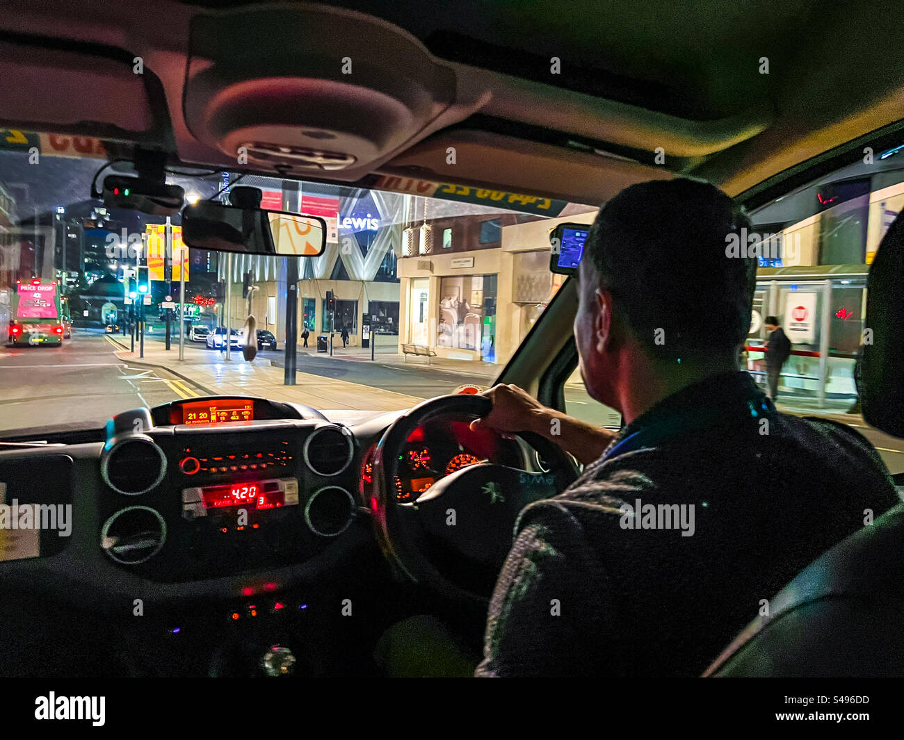 Inside taxi hi-res stock photography and images - Alamy